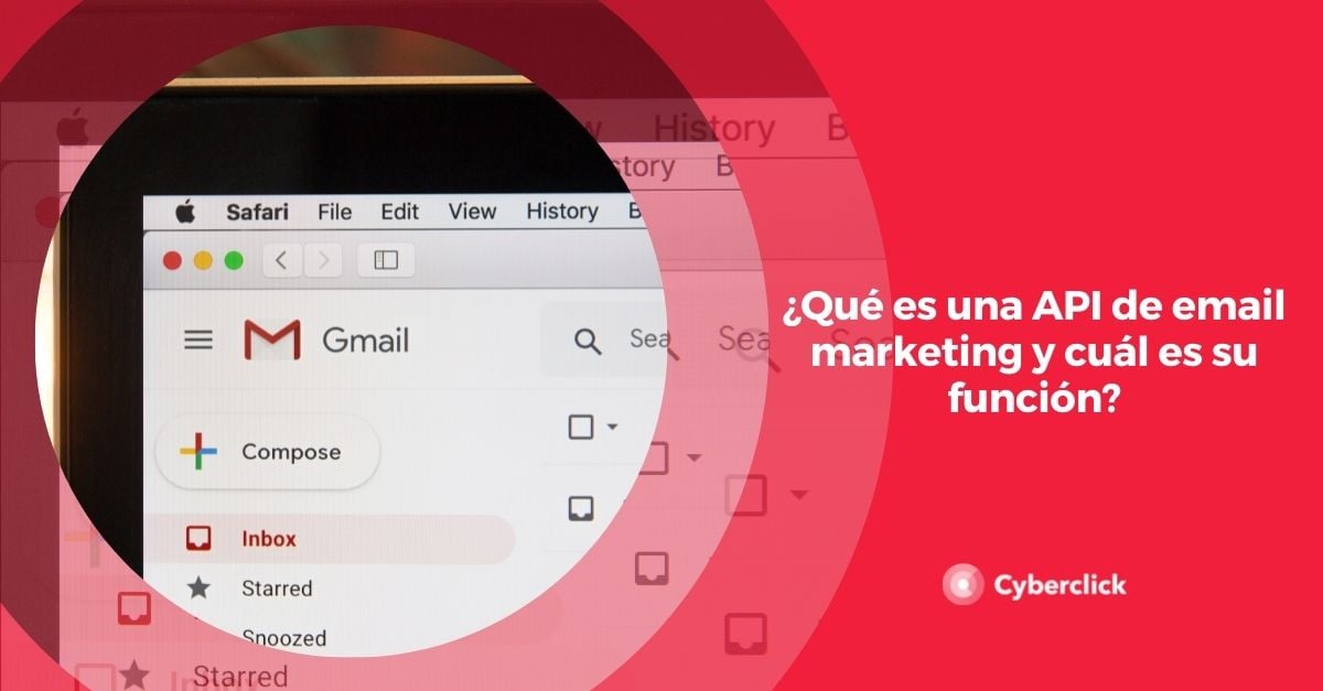 ¿Qué es una API de email marketing y cuál es su función?
