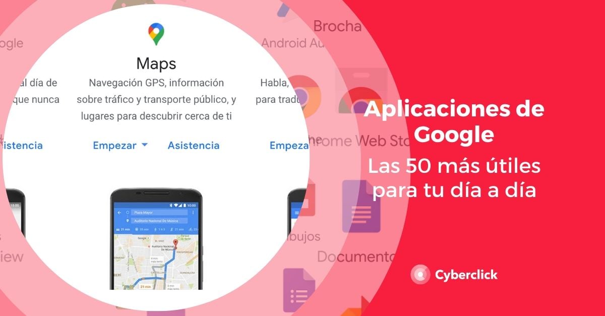 50 aplicaciones de Google a día de hoy (2024)